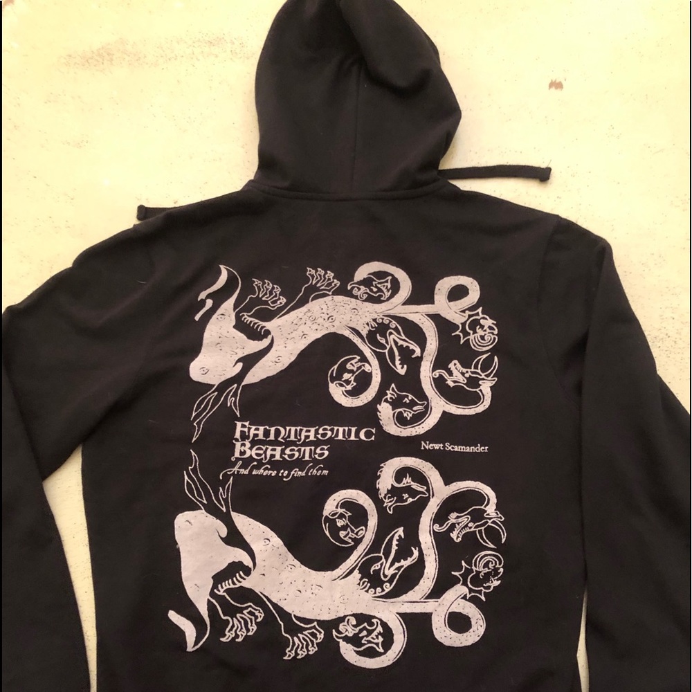 Harry Potter Fantastic Beasts Book Cover Hoodie - Gem